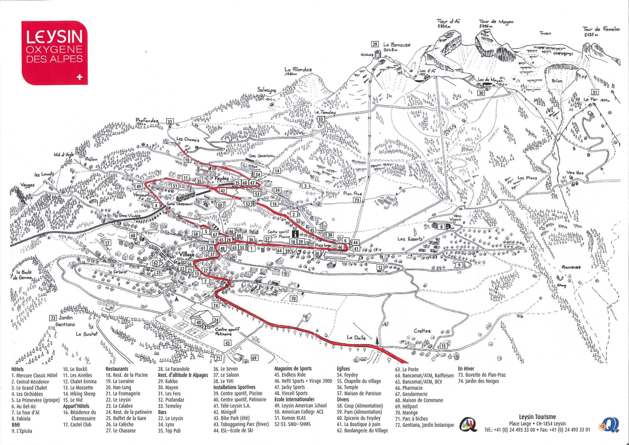 Swiss Leysin レザンの歩き方 KLAS までどうやって行くの | 海外留学情報（スイス）